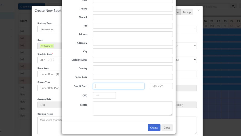 Channex PCI Integration – miniCal Marketplace